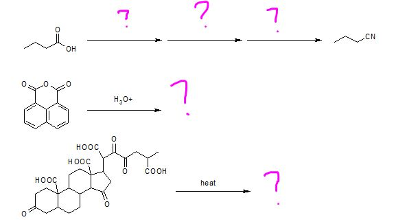 Solved 7 0 CN OH 0 0 H-O+ HOOC HOOC 0 COOH HOOC heat 0 0 | Chegg.com