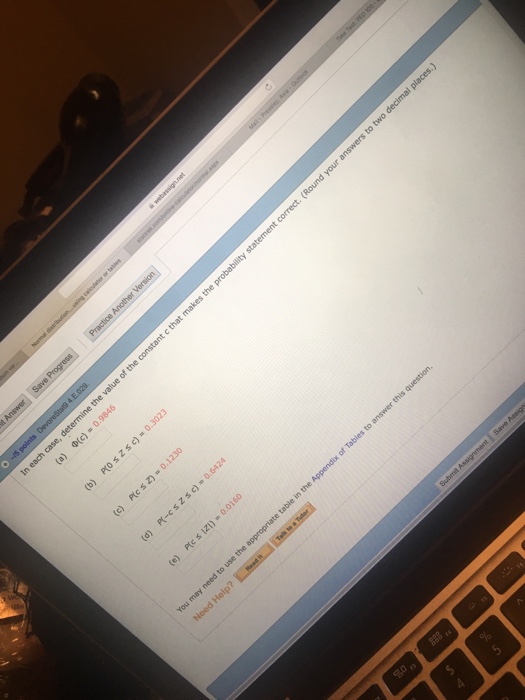 Solved In each case, determine the value of the constant c | Chegg.com
