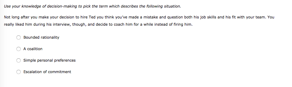Solved Administrative model of decision-making Bounded | Chegg.com