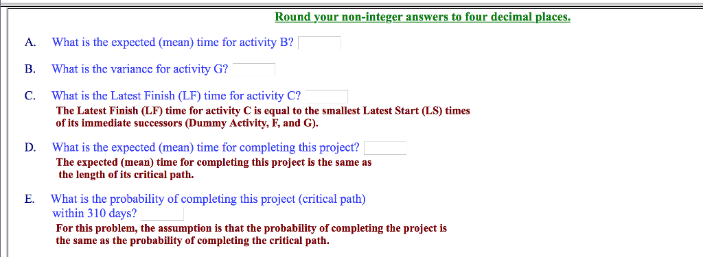 Solved A production/operations manager wants to | Chegg.com Solved A production/operations manager wants to | Chegg.com
