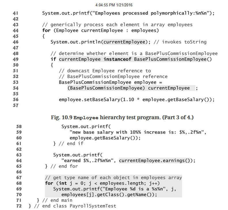 Solved JAVA Edited Adding fig 10.11 as i missed that one: | Chegg.com