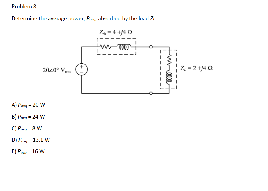 Solved Determine the type and value of a circuit element | Chegg.com