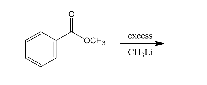 Solved excess CH3Li | Chegg.com