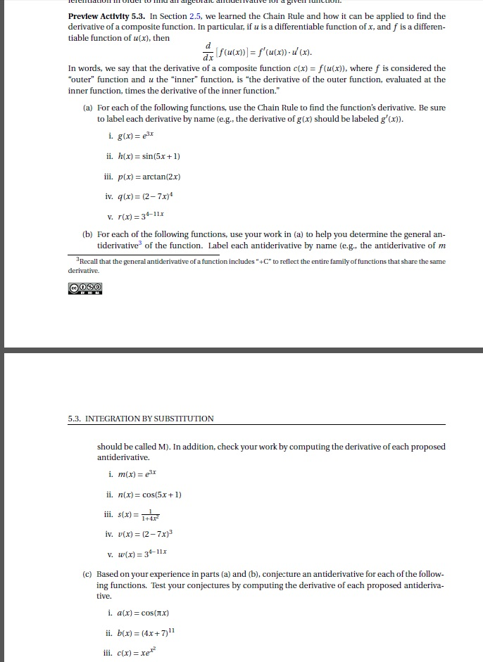 Solved In Section 2 5 We Learned The Chain Rule And How It