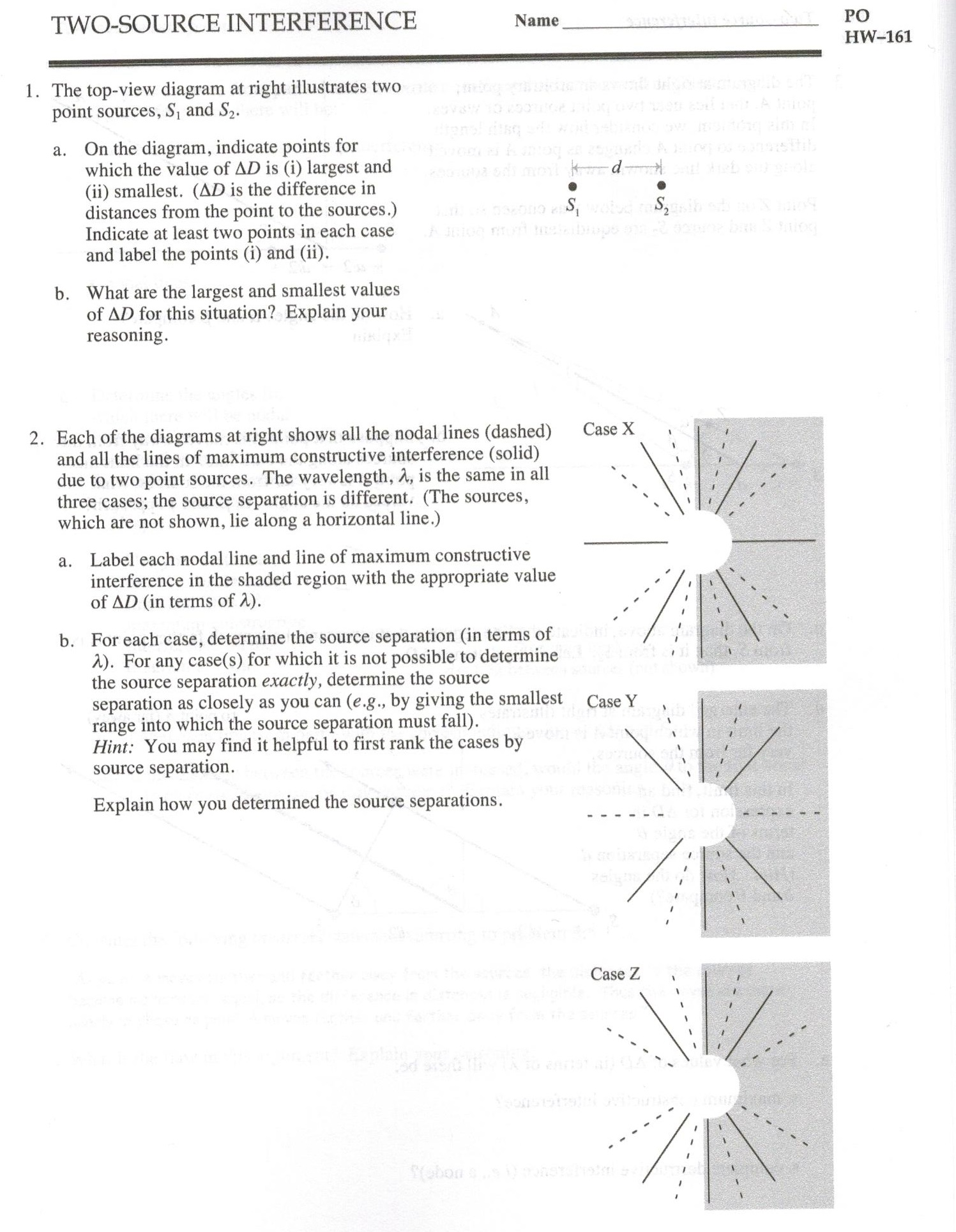 Solved The top-view diagram at right illustrates two point | Chegg.com Solved The top-view diagram at right illustrates two point | Chegg.com