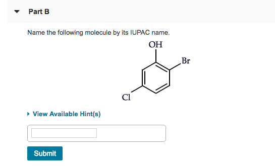 Solved Part A Name the following molecule by its IUPAC name. | Chegg.com