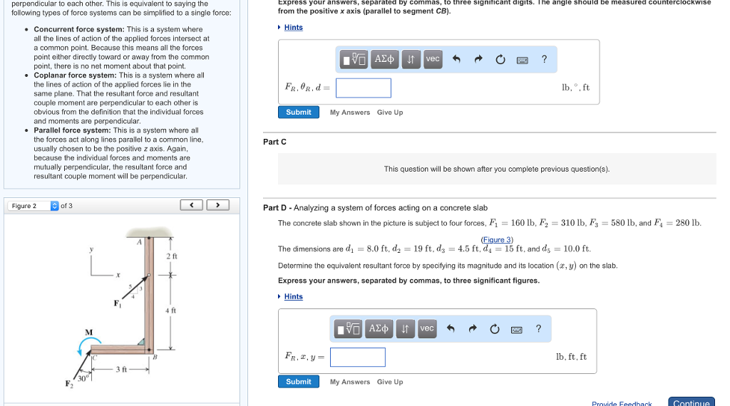 Solved Item 1 Part A Finding the equivalent force on a | Chegg.com