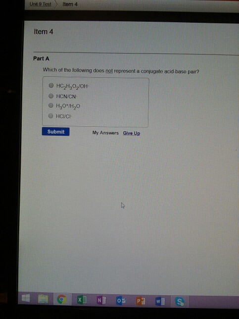 Solved Which of the following does not represent a conjugate | Chegg.com