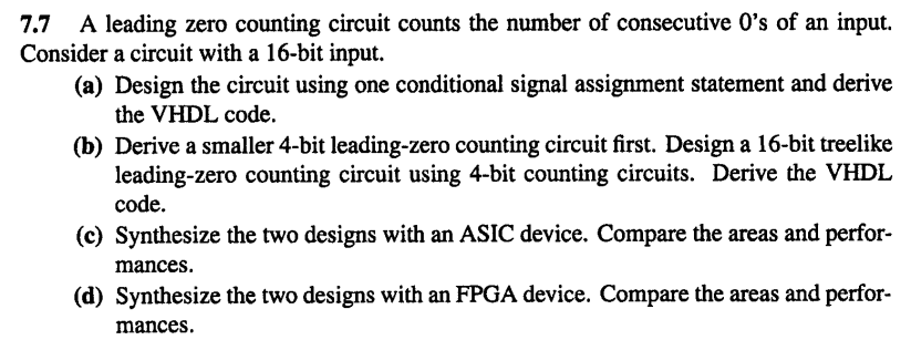 A Leading Zero Counting Circuit Counts The Number Of