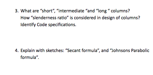 Solved 3. What are "short", "intermediate "and "long " | Chegg.com