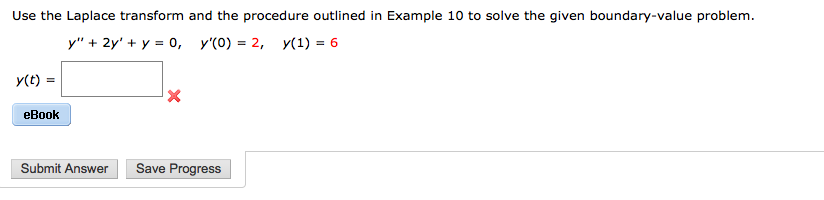 Solved Use the Laplace transform and the procedure outlined | Chegg.com