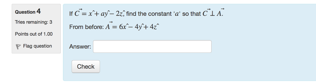 Solved Question 4 Tries remaining: 3 Points out of 1.00 | Chegg.com