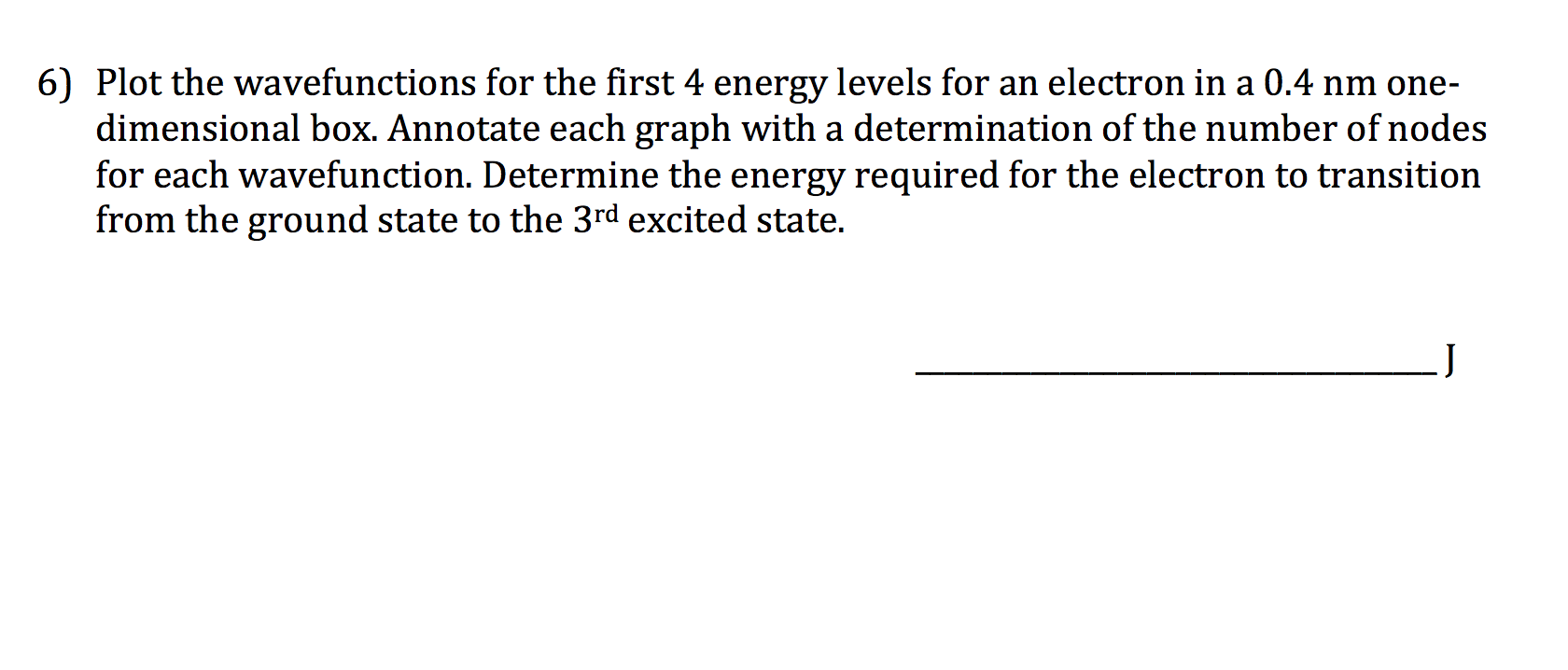 Solved Plot the wavefunctions for the first 4 energy levels | Chegg.com
