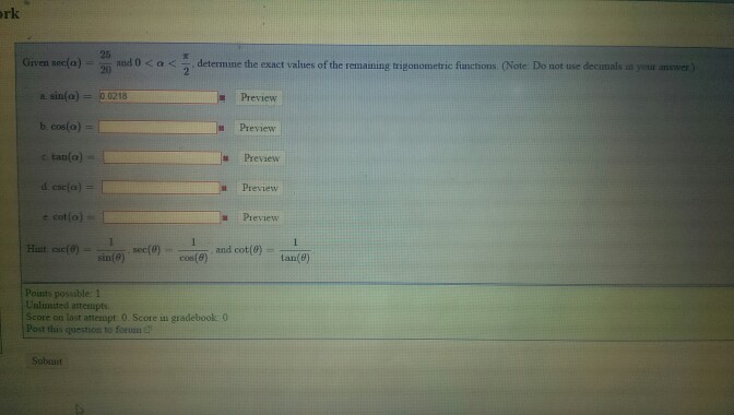 Solved ork suppose a -75.8 radians and radians in the | Chegg.com