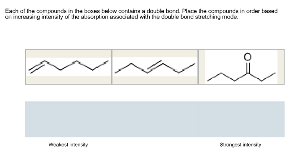 Solved Each of the compounds in the boxes below contains a | Chegg.com