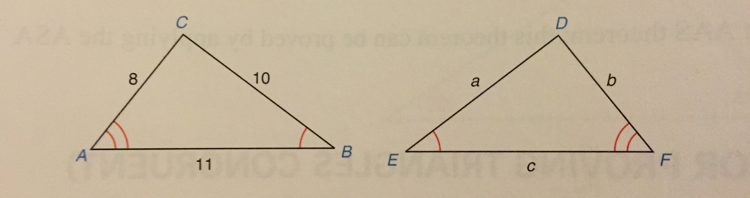 Corresponding Angles In Triangles