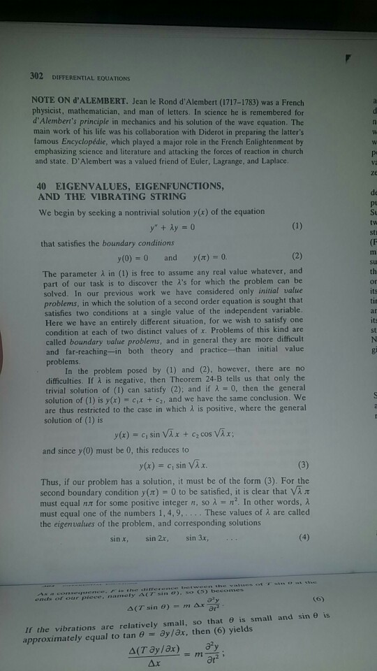 Solved Differential Equations / Partial differentials and | Chegg.com