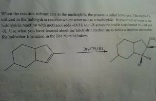 Solved When the reaction solvent acts as the nucleophile, te | Chegg.com
