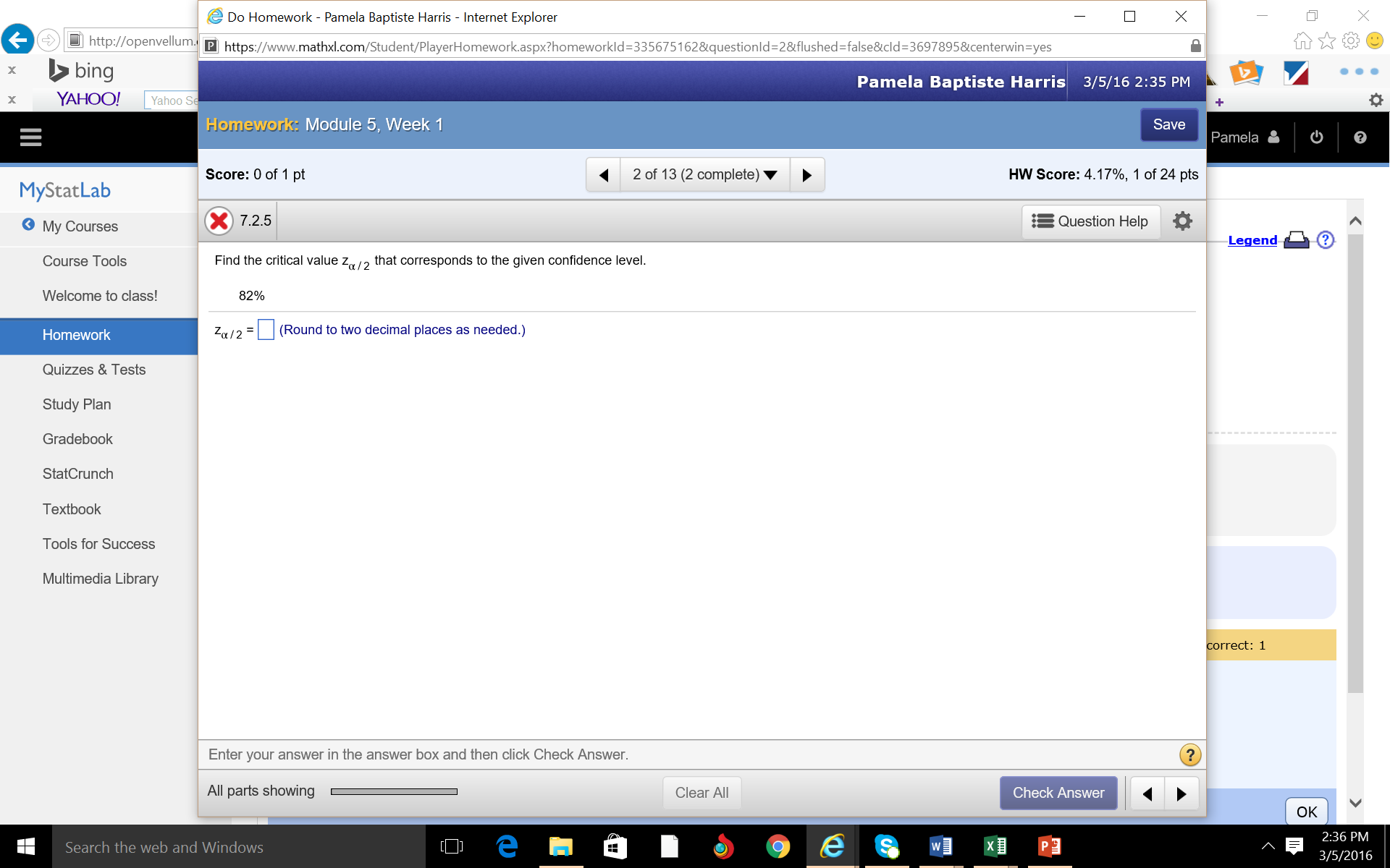 Solved Find the critical value z_alpha/2 that corresponds to | Chegg.com