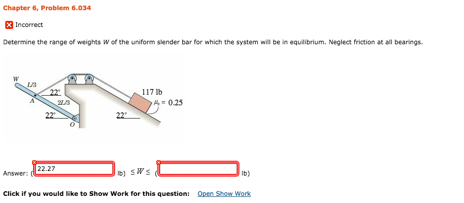 Solved Determine the range of weights W of the uniform | Chegg.com