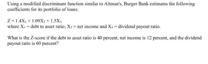 Solved Using a modified discriminant function similar to | Chegg.com