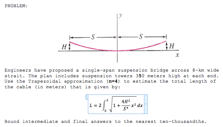 Solved PROBLEM: Engineers have proposed a single-span | Chegg.com