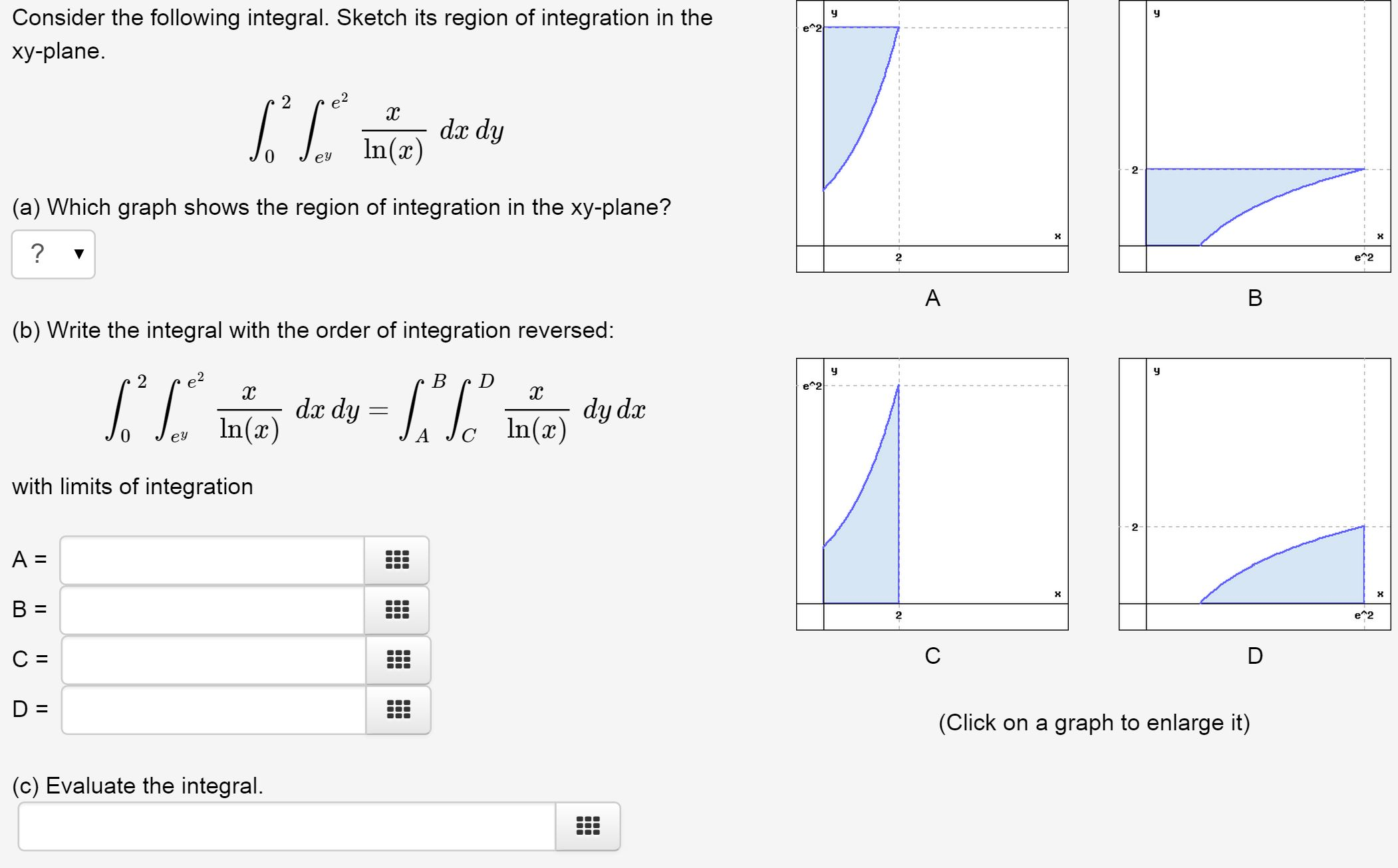 Solved Consider the following integral. Sketch its region of | Chegg.com
