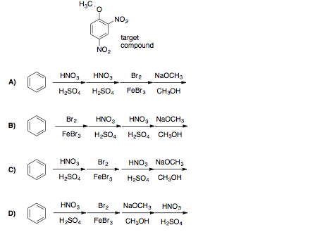 Solved Circle the best synthesis route for the | Chegg.com