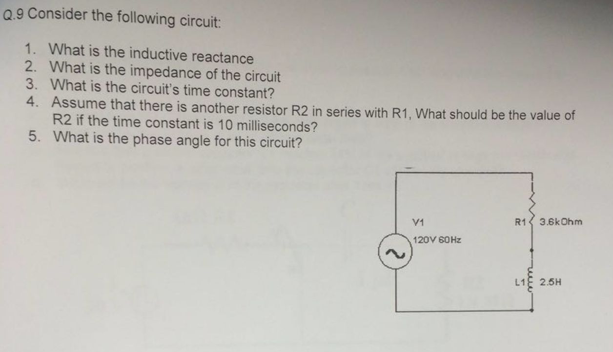 Solved Consider the following circuit: What is the | Chegg.com