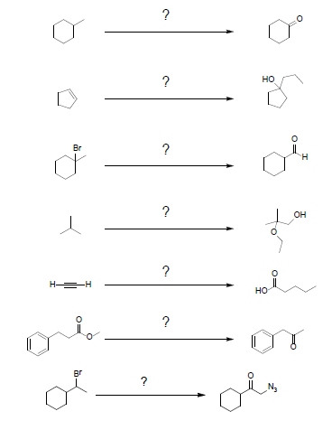 Solved Provide reagents and conditions for the following | Chegg.com