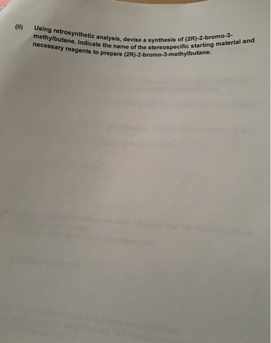 Solved Using retrosynthetic analysis, devise a synthesis of | Chegg.com