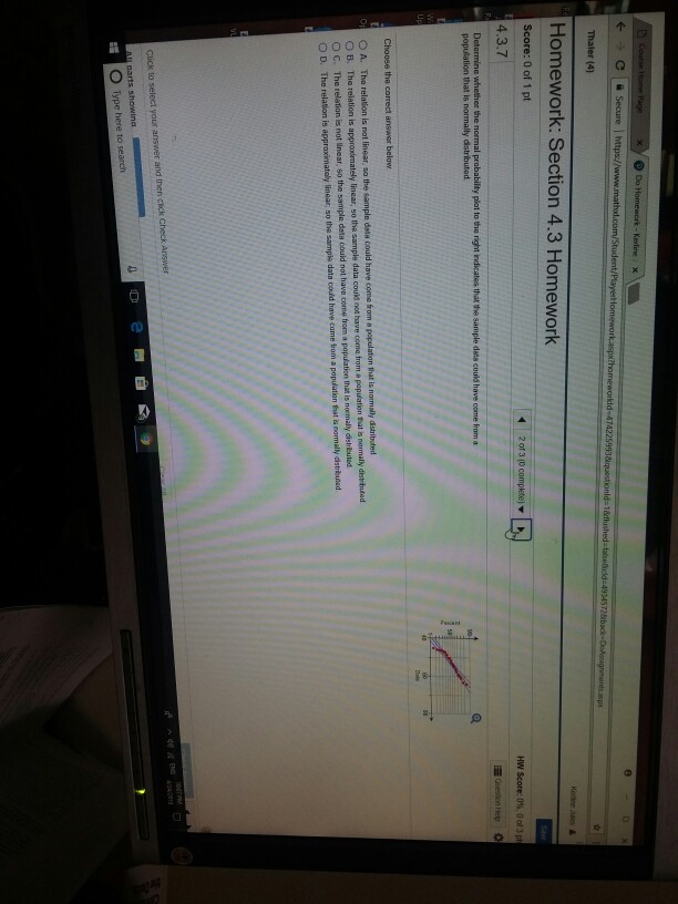 Solved Da Thaler 4 Homework Section 4 3 Homework Score 0