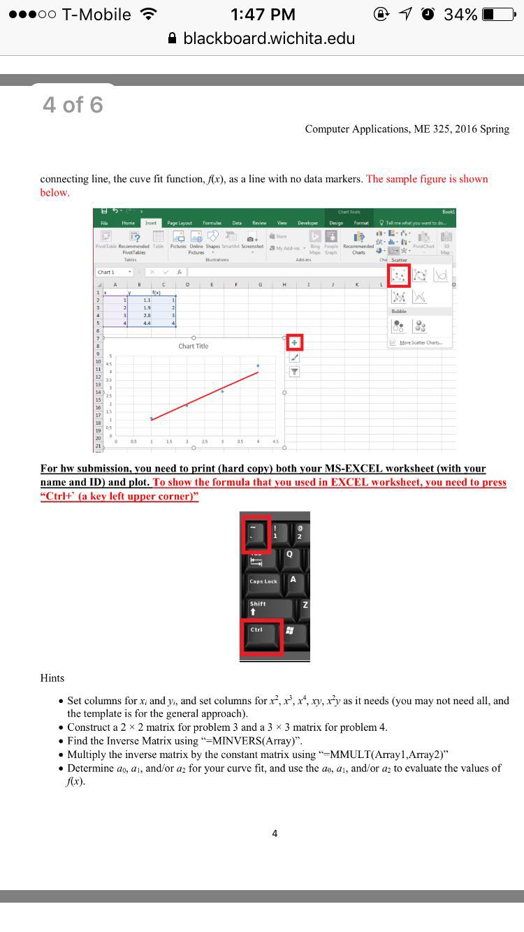 Solved Computer Applications, ME 325, 2016 Spring Computer | Chegg.com