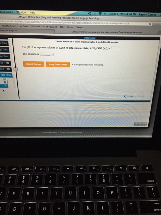 Solved Chem 112 | Chegg.com