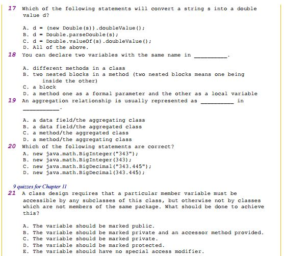 Solved Which of the following statements will convert a | Chegg.com