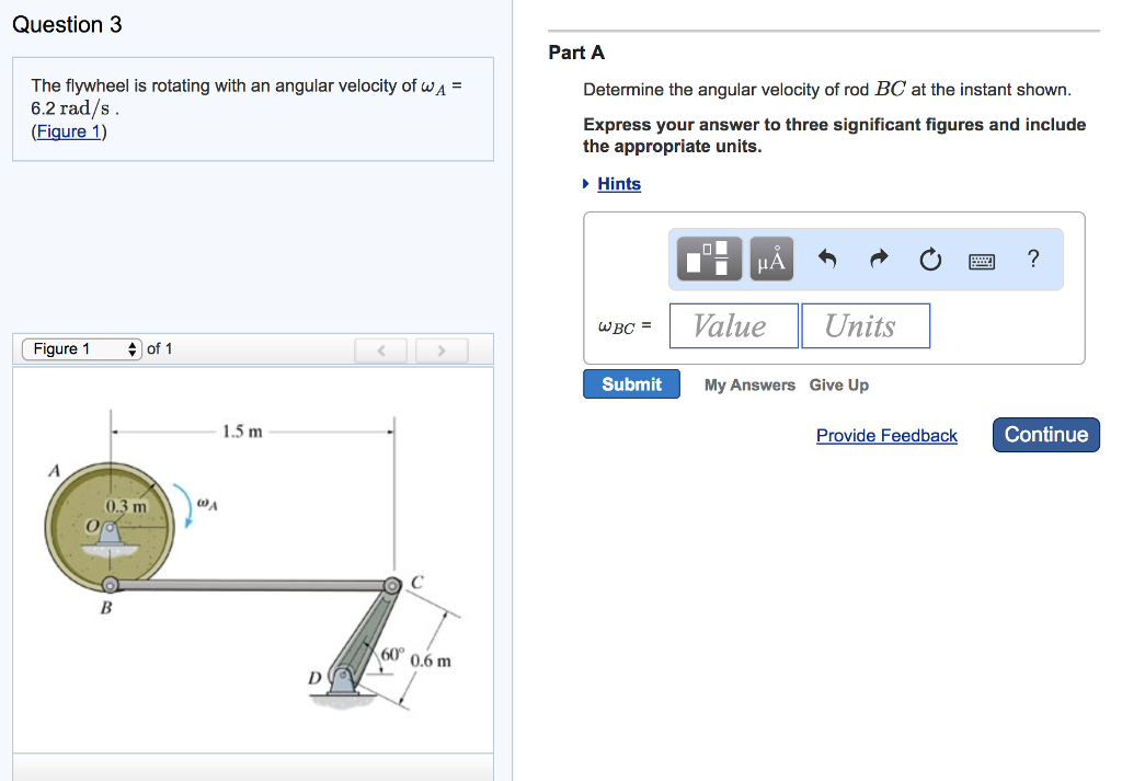 Solved Question 3 Part A The flywheel is rotating with an | Chegg.com