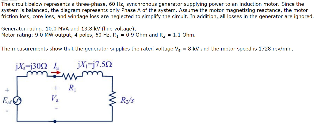 Solved The circuit below represents a three-phase, 60 Hz, | Chegg.com