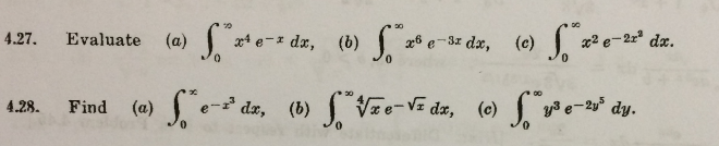 Solved Evaluate (a) integral^infinity_0 x^4 e^-x dx, (b) | Chegg.com