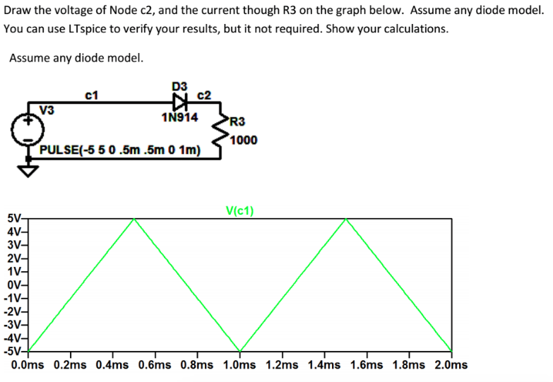 Solved Draw the voltage of Node c2, and the current though | Chegg.com Solved Draw the voltage of Node c2, and the current though | Chegg.com