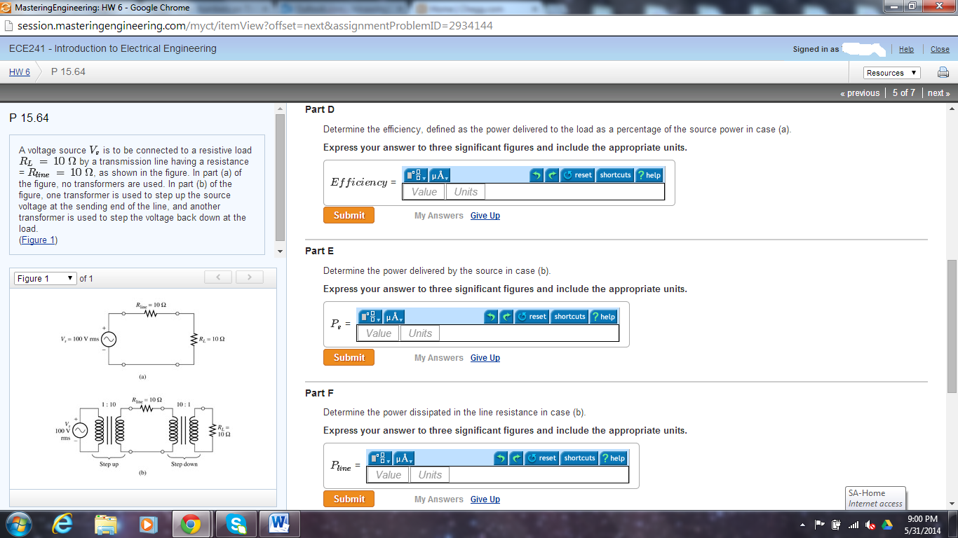 Solved A voltage source Vs is to be connected to a resistive | Chegg.com