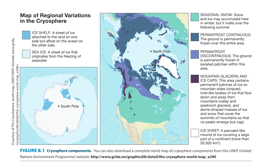 Solved ACTIVITY 8.1 Cryosphere Inquiry Name: Course/Section: | Chegg.com