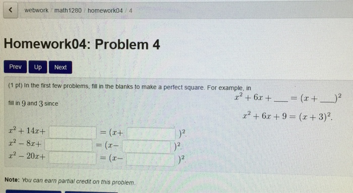 Solved In the first few problems, fill in the blanks to make | Chegg.com