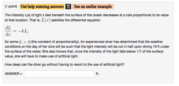 Solved Get help entering answers pi See an earlier example | Chegg.com