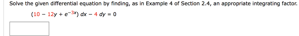 Solved Solve the given differential equation by finding, as | Chegg.com