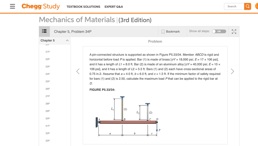 Solved A pin-connected structure is supported as shown in | Chegg.com