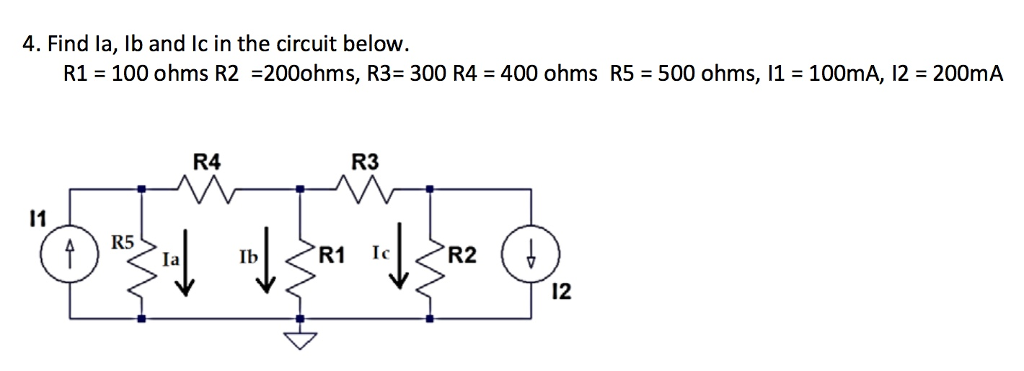 Solved Find Ia, Ib and Ic in the circuit below. R1 = 100 | Chegg.com
