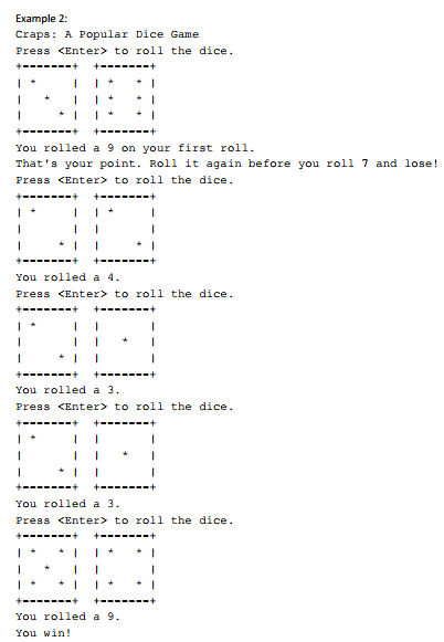 Craps.?Write a MATLAB script (craps.m) that plays the | Chegg.com