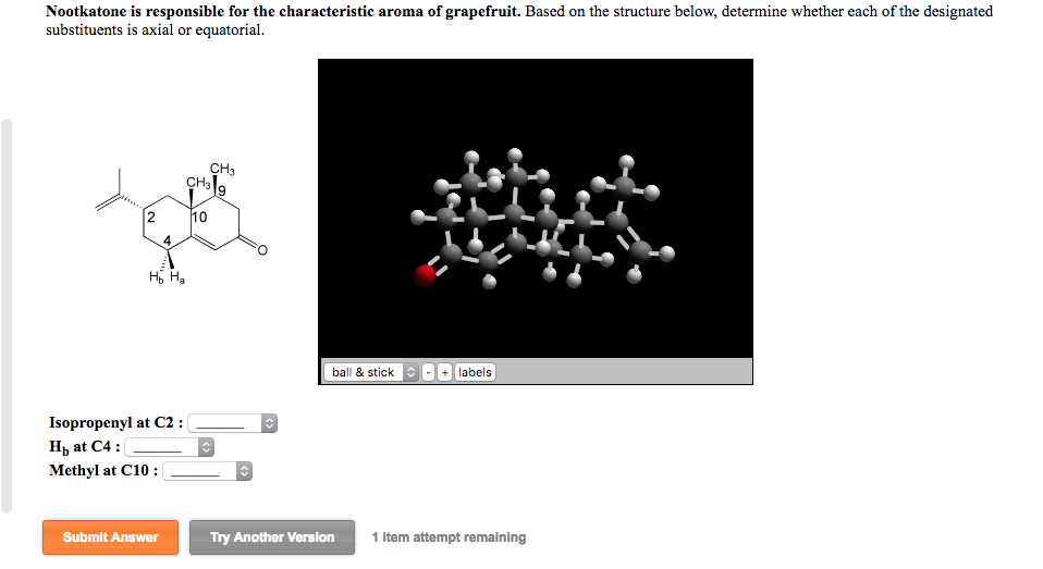 Solved Nootkatone is responsible for the characteristic | Chegg.com