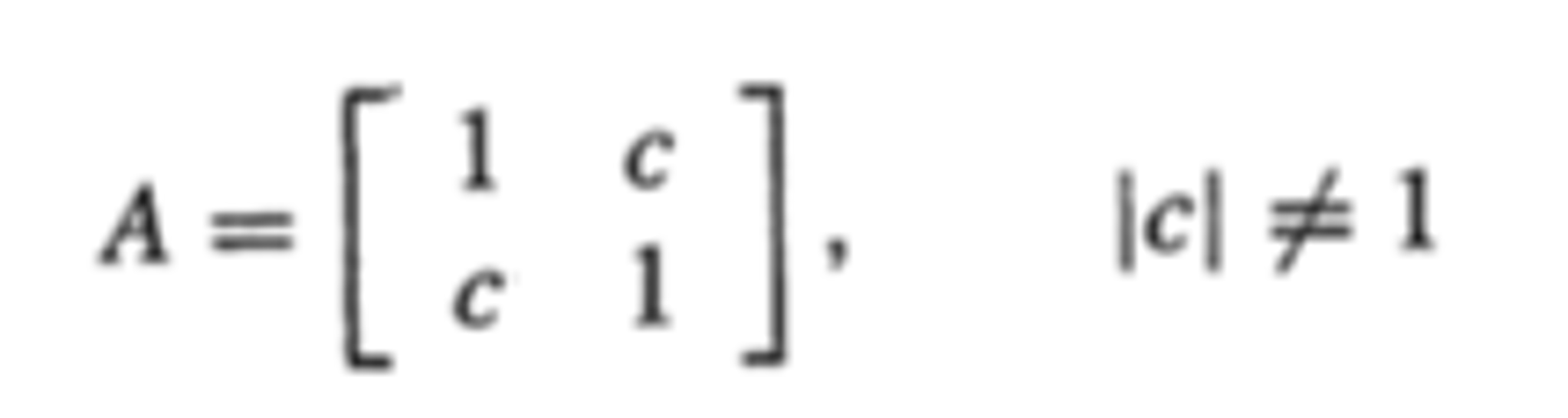 Solved Calculate cond(A) for When does A become | Chegg.com