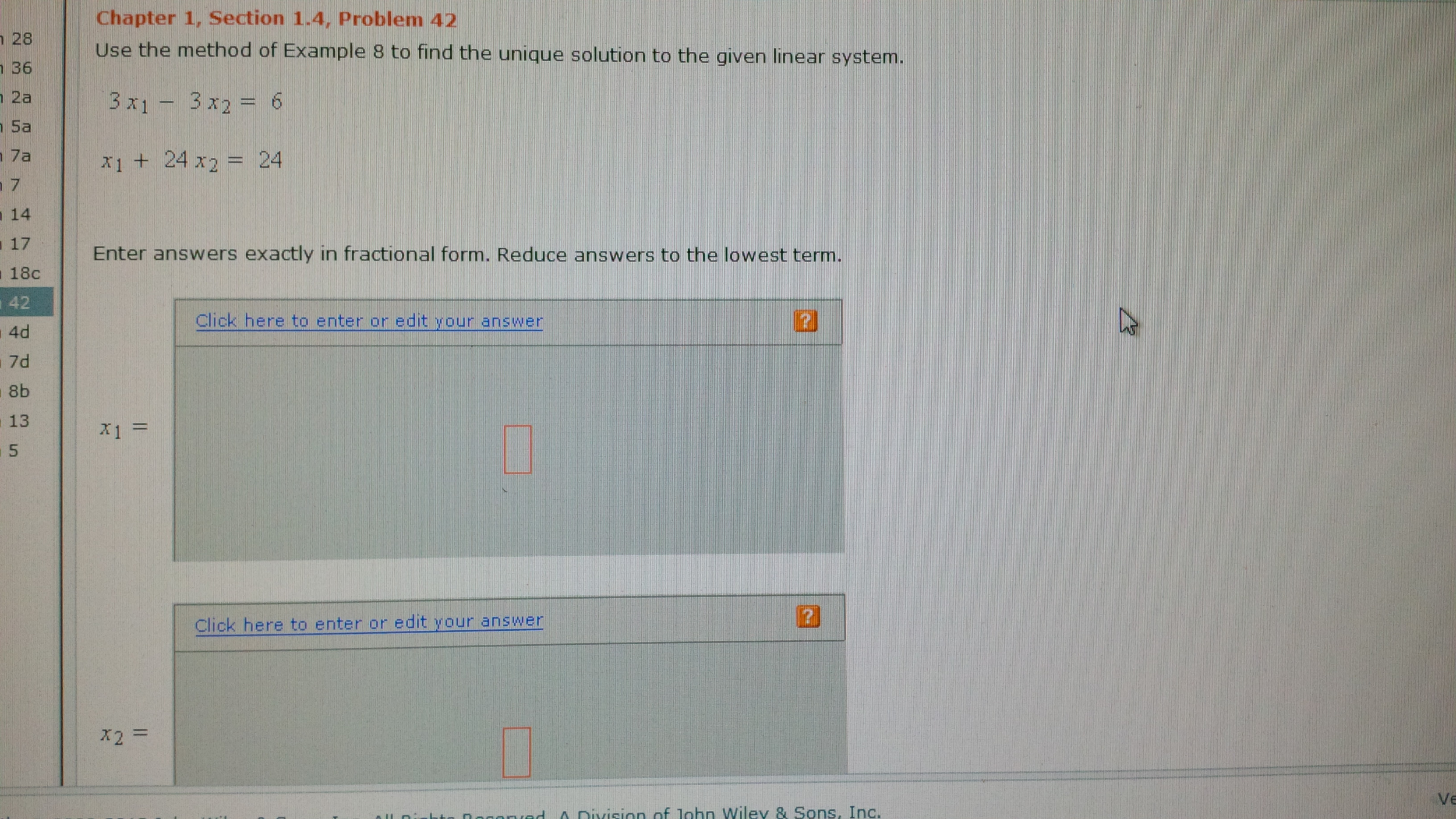 Solved Use the method of Example 8 to find the unique | Chegg.com
